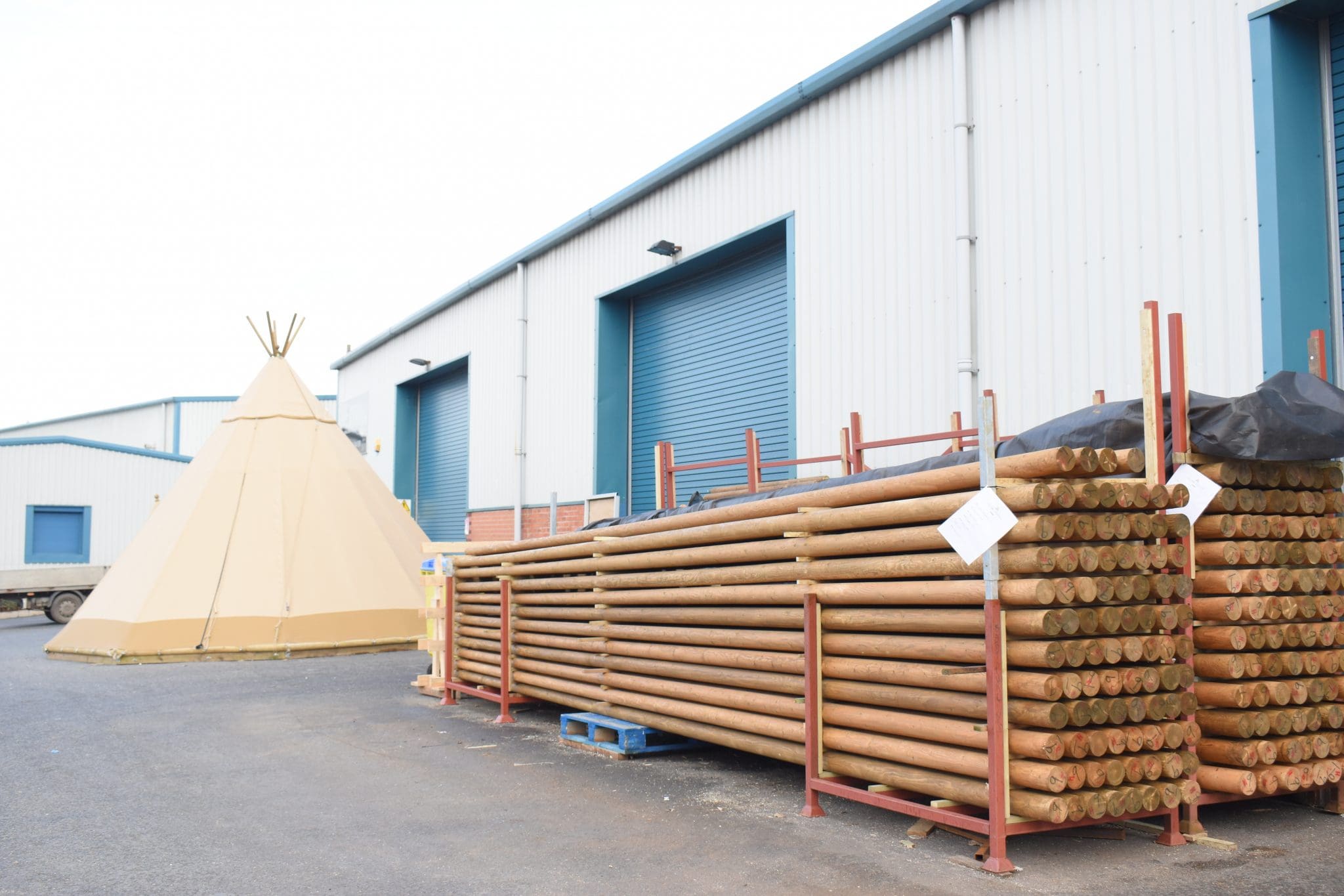 Tipi Poles | UK-Made Tipi Tent Poles | The Tipi Company